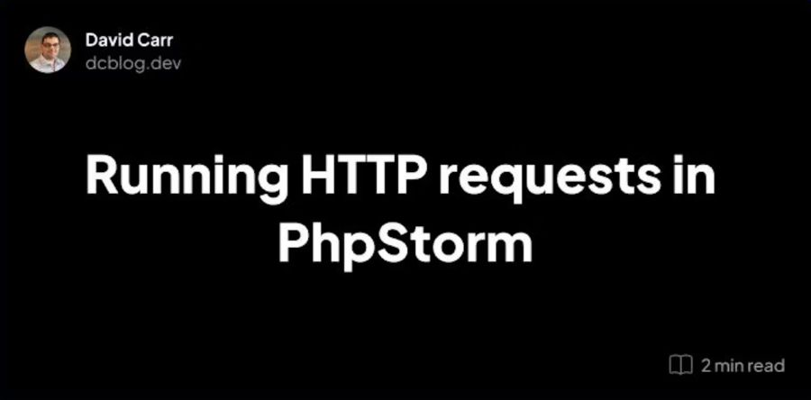 Laravel News on LinkedIn: Running HTTP requests in PhpStorm Laravel News on LinkedIn: Running HTTP requests in PhpStorm