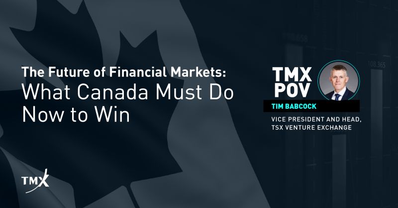 TMX Group on LinkedIn: TMX POV - The Future of Financial Markets: What ... TMX Group on LinkedIn: TMX POV - The Future of Financial Markets: What ...