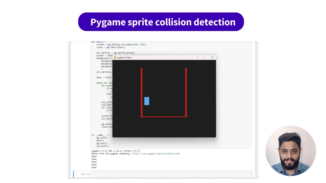 Pygame sprite collision detection | Open Weaver Pygame sprite collision detection | Open Weaver