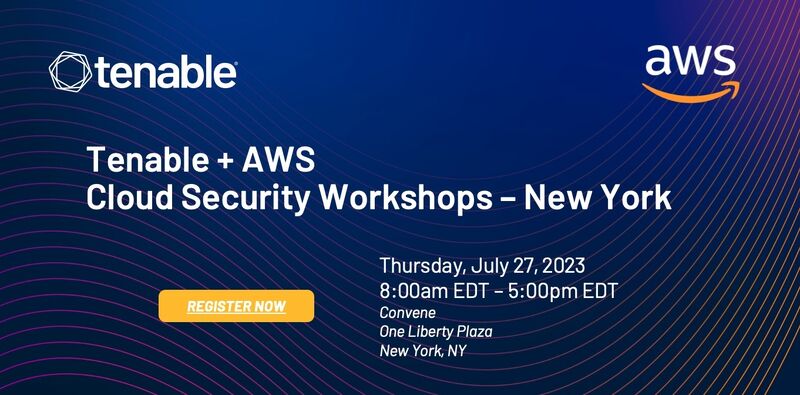 Tenable + AWS Cloud Security Workshops - New York | Patrick Ramseier Tenable + AWS Cloud Security Workshops - New York | Patrick Ramseier