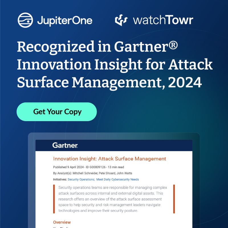 JupiterOne on LinkedIn: Gartner® Innovation Insight: Attack Surface ... JupiterOne on LinkedIn: Gartner® Innovation Insight: Attack Surface ...