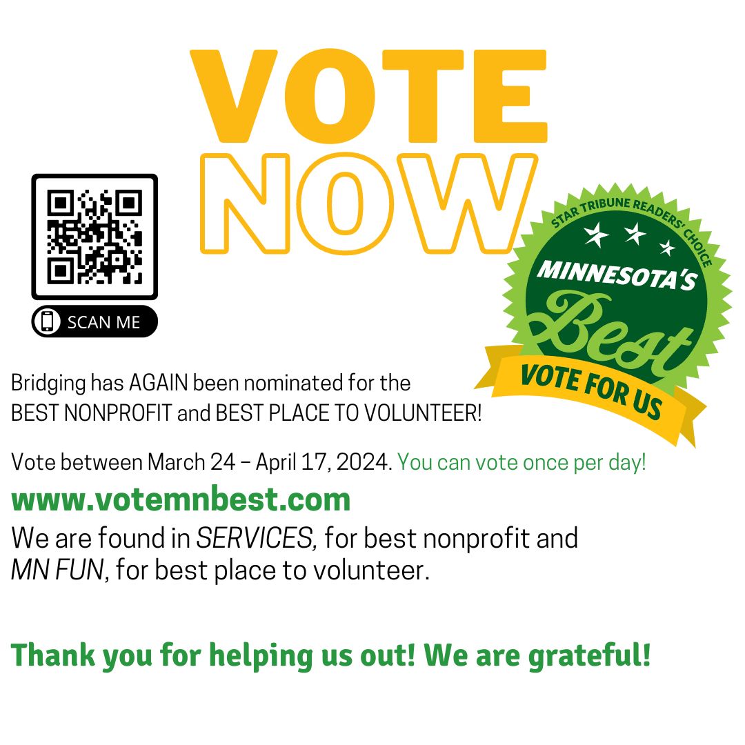 Bridging MN on LinkedIn: Bridging has AGAIN been nominated for the BEST ... Bridging MN on LinkedIn: Bridging has AGAIN been nominated for the BEST ...