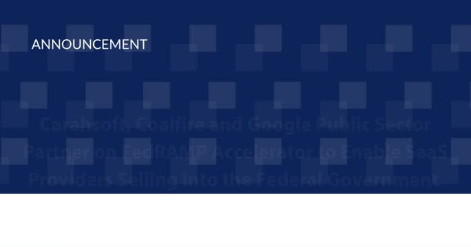 Carahsoft on LinkedIn: #publicsector #fedramp #coalfire Carahsoft on LinkedIn: #publicsector #fedramp #coalfire