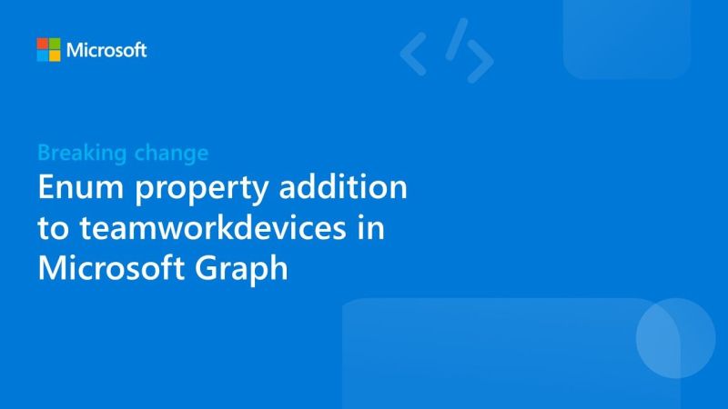 Vincent Biret on LinkedIn: Breaking change: Enum property addition to ... Vincent Biret on LinkedIn: Breaking change: Enum property addition to ...
