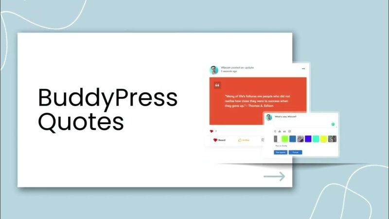 Wbcom Designs on LinkedIn: BuddyPress Quotes Features Highlights ... Wbcom Designs on LinkedIn: BuddyPress Quotes Features Highlights ...
