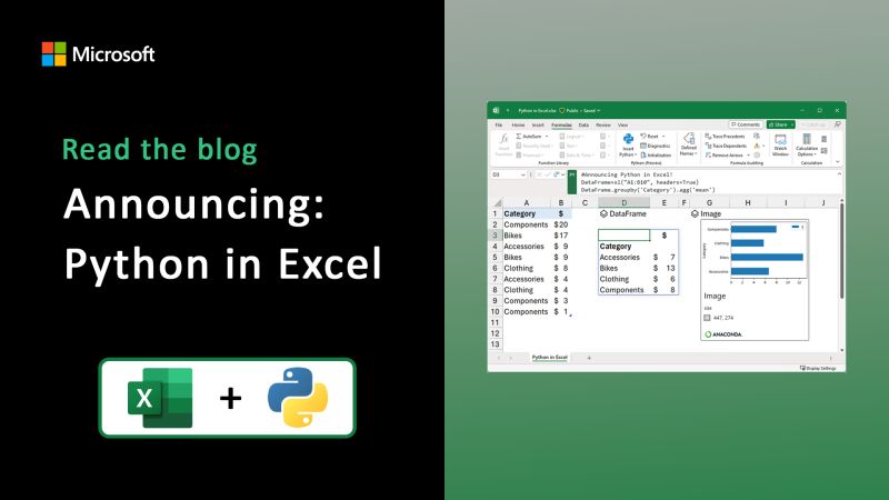 Learn how to use Python natively in Excel | Microsoft Developer posted ... Learn how to use Python natively in Excel | Microsoft Developer posted ...