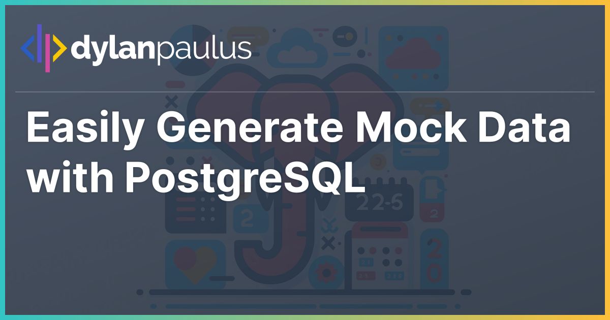 How PostgreSQL can generate data with Bredec Group | Bredec GmbH posted ... How PostgreSQL can generate data with Bredec Group | Bredec GmbH posted ...