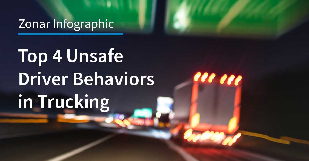 Zonar Systems on LinkedIn: Top 4 Unsafe Driver Behaviors in Trucking Zonar Systems on LinkedIn: Top 4 Unsafe Driver Behaviors in Trucking