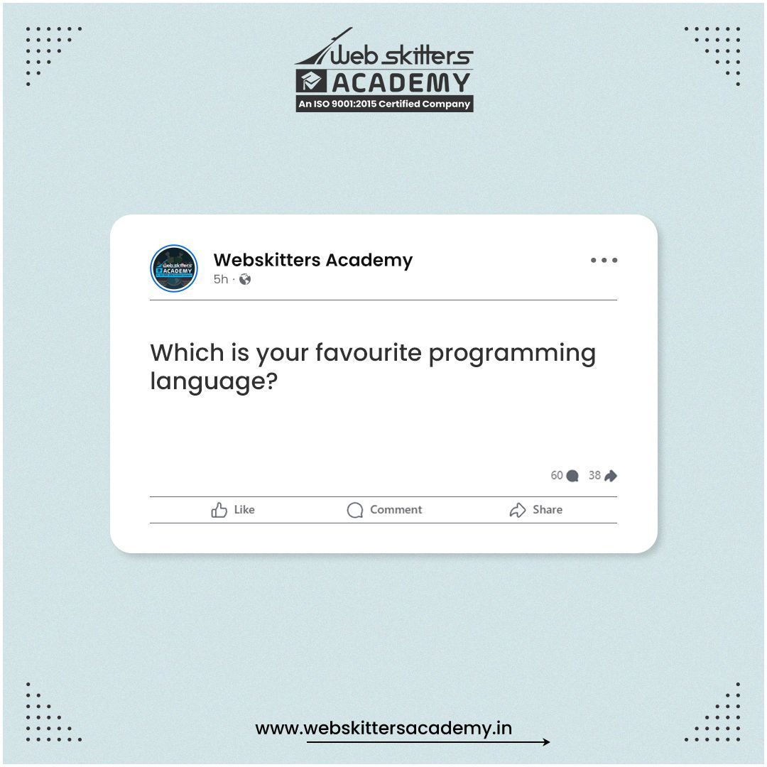 WebSkitters Academy on LinkedIn: #webskittersacademy #coding # ... WebSkitters Academy on LinkedIn: #webskittersacademy #coding # ...