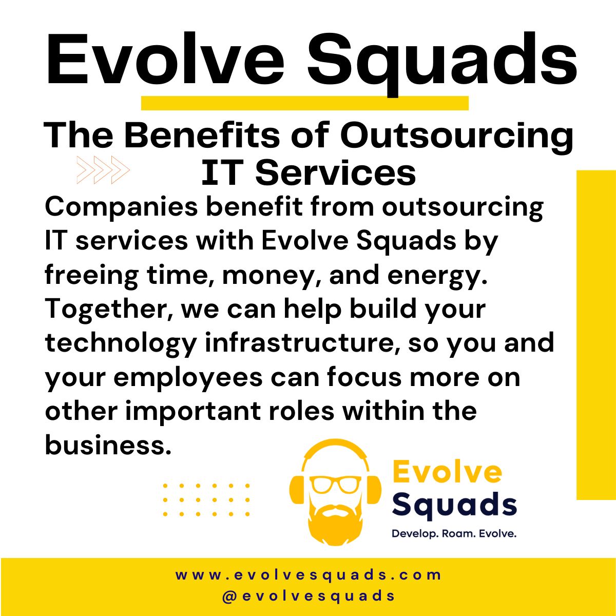 Evolve Squads on LinkedIn: There are many benefits for outsourcing IT ... Evolve Squads on LinkedIn: There are many benefits for outsourcing IT ...