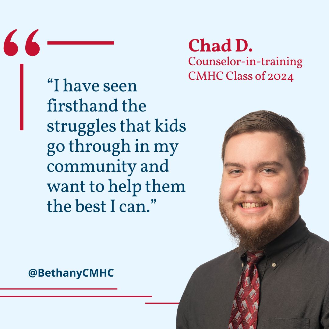 Bethany CMHC Program on LinkedIn: Meet Chad- “I currently work at ... Bethany CMHC Program on LinkedIn: Meet Chad- “I currently work at ...