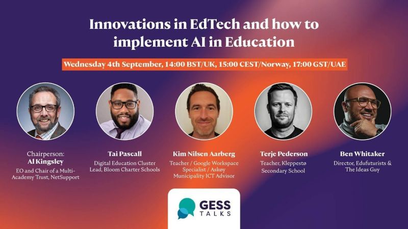 Thinkers360 on LinkedIn: GESS Talks Webinar 29 - Innovations in EdTech ... Thinkers360 on LinkedIn: GESS Talks Webinar 29 - Innovations in EdTech ...