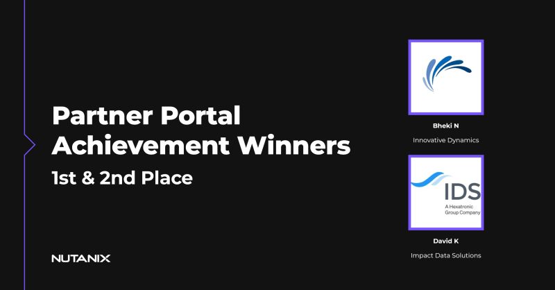 Congratulations to our Nutanix Achievements winners for October! This ... Congratulations to our Nutanix Achievements winners for October! This ...
