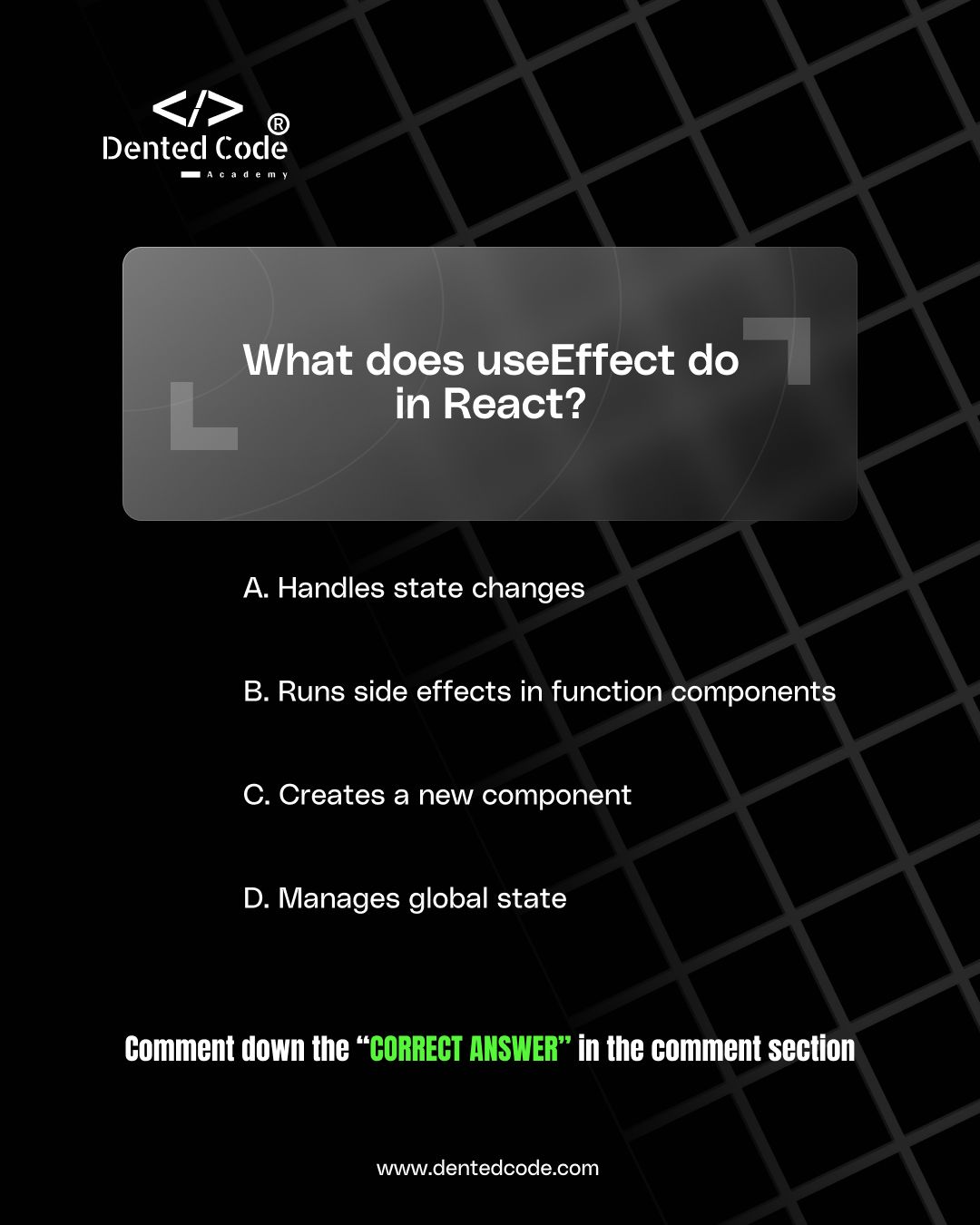 #reactjs #useeffect #reacthooks #webdevelopment #javascript… | Dented ... #reactjs #useeffect #reacthooks #webdevelopment #javascript… | Dented ...
