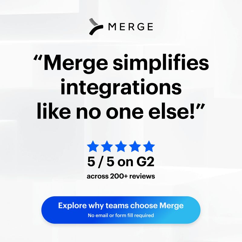 G2 Grid Report for Unified APIs | Merge G2 Grid Report for Unified APIs | Merge