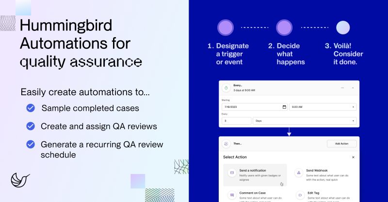 Automations | Hummingbird | Hummingbird Automations | Hummingbird | Hummingbird