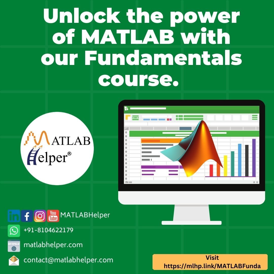 MATLAB Helper ® on LinkedIn: #matlab #programming #onlinelearning MATLAB Helper ® on LinkedIn: #matlab #programming #onlinelearning