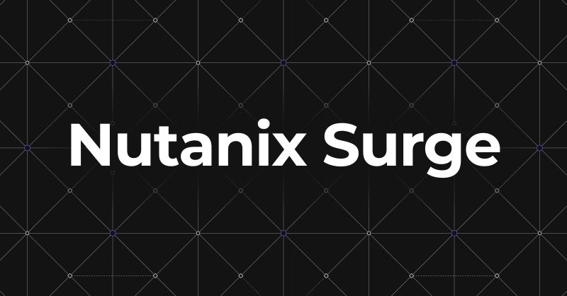 Nutanix Partners on LinkedIn: Through Nutanix Surge, we’re providing ... Nutanix Partners on LinkedIn: Through Nutanix Surge, we’re providing ...