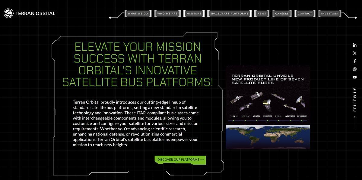 intelligence360.io on LinkedIn: Terran Orbital Awarded $7.7 Million ... intelligence360.io on LinkedIn: Terran Orbital Awarded $7.7 Million ...