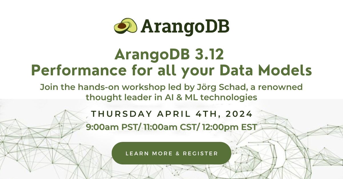 Learn about ArangoDB 3.12 and its new features | ArangoDB posted on the ... Learn about ArangoDB 3.12 and its new features | ArangoDB posted on the ...