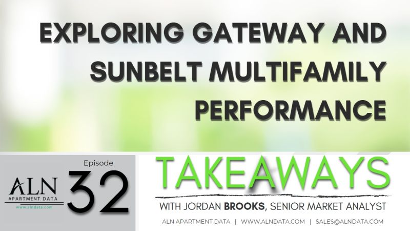 ALN Apartment Data on LinkedIn: Takeaways Episode 32 ALN Apartment Data on LinkedIn: Takeaways Episode 32