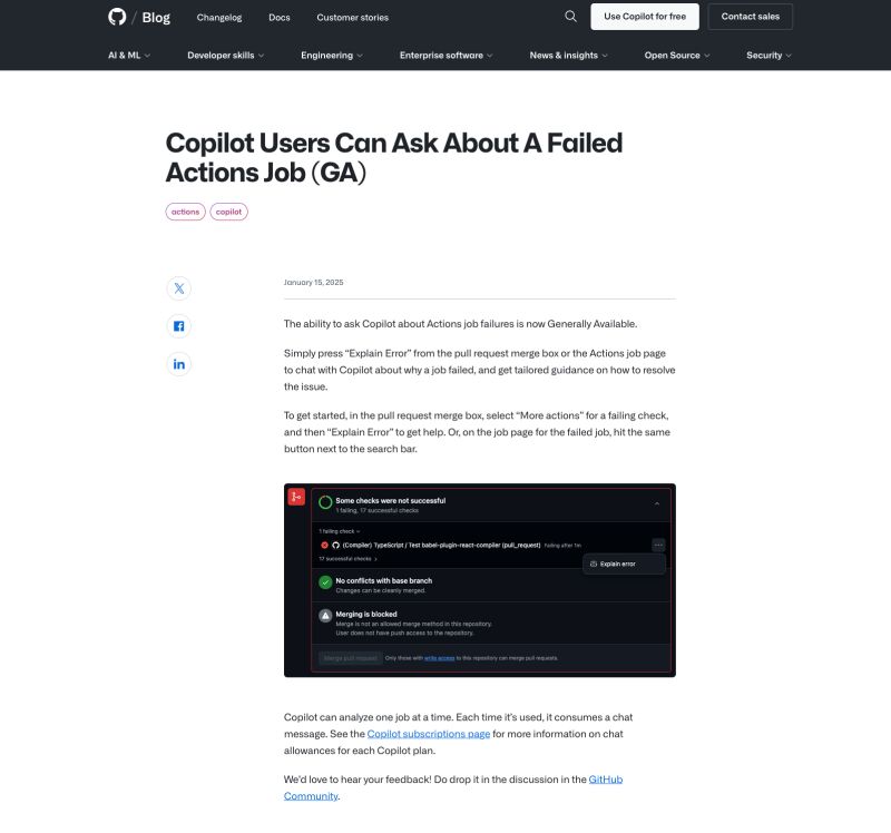 Erik Osterman (Cloud Posse) on LinkedIn: GitHub has added Copilot ... Erik Osterman (Cloud Posse) on LinkedIn: GitHub has added Copilot ...