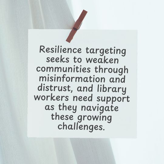 Resilience Targeting and Libraries: Navigating the Effects of… | Bobbi ... Resilience Targeting and Libraries: Navigating the Effects of… | Bobbi ...