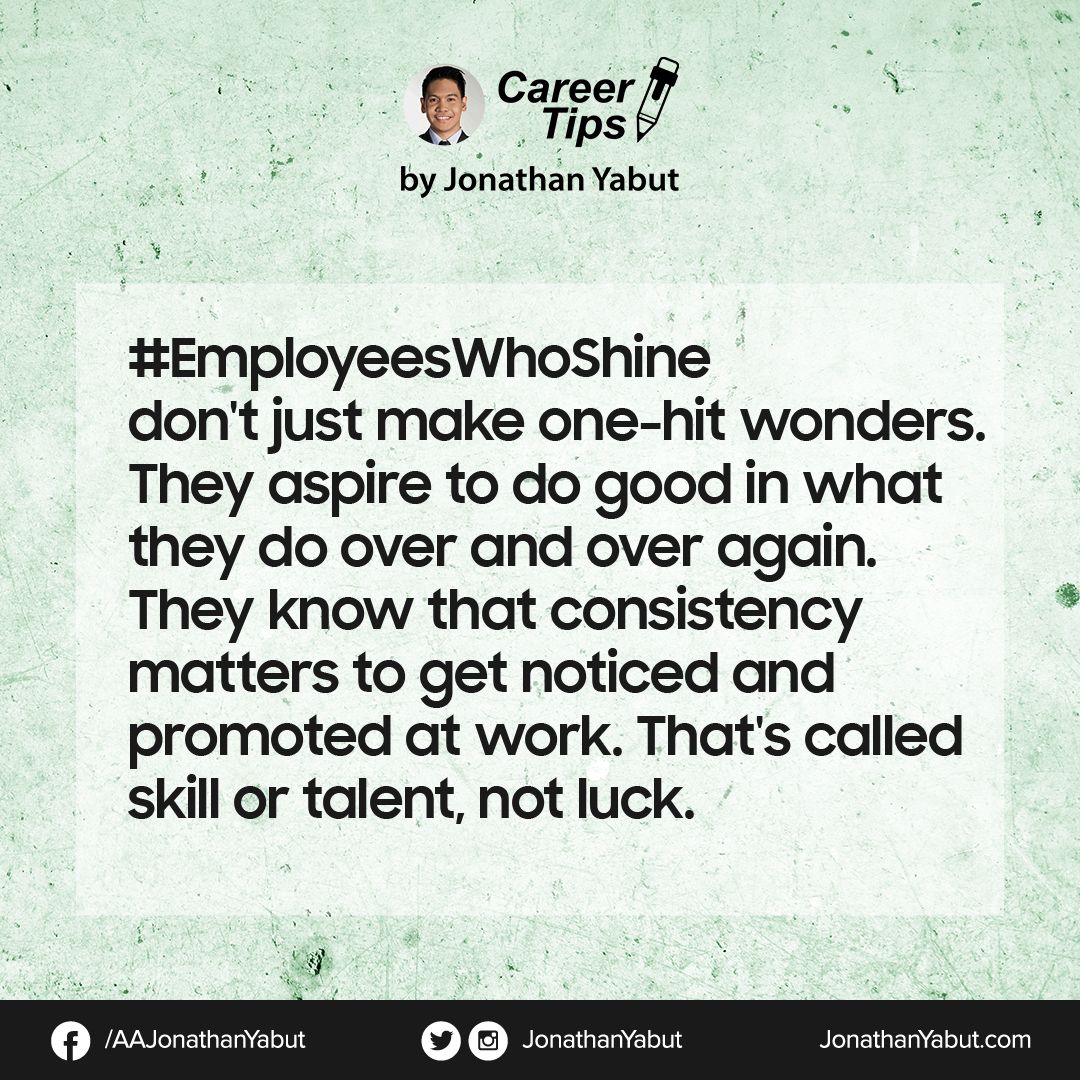 Jonathan Allen Yabut on LinkedIn: #success #careertips #careeradvice # ... Jonathan Allen Yabut on LinkedIn: #success #careertips #careeradvice # ...