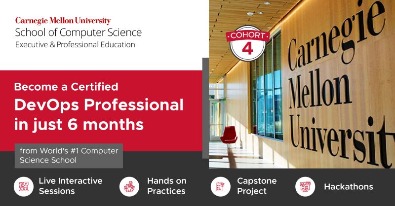 TalentSprint on LinkedIn: DevOps Course: Advanced Certification at CMU TalentSprint on LinkedIn: DevOps Course: Advanced Certification at CMU