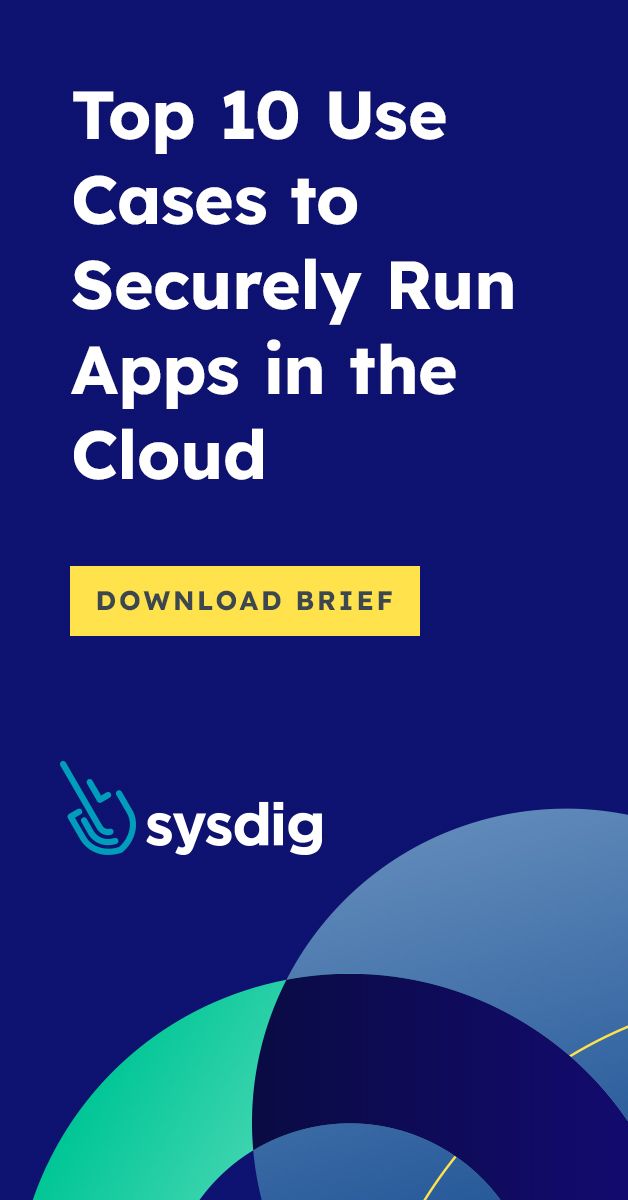 Sysdig on LinkedIn: USE CASE. Top 10 Use Cases for the Sysdig Platform Sysdig on LinkedIn: USE CASE. Top 10 Use Cases for the Sysdig Platform