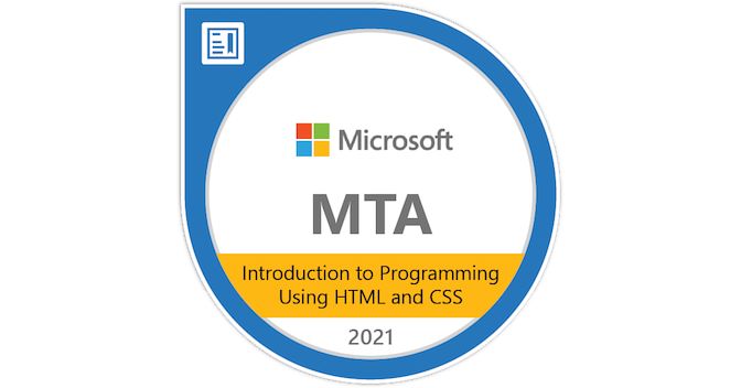 Mukesh M on LinkedIn: MTA: Introduction to Programming Using HTML and ... Mukesh M on LinkedIn: MTA: Introduction to Programming Using HTML and ...