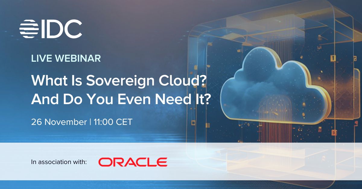 IDC & Oracle Webinar | Hari Palle IDC & Oracle Webinar | Hari Palle