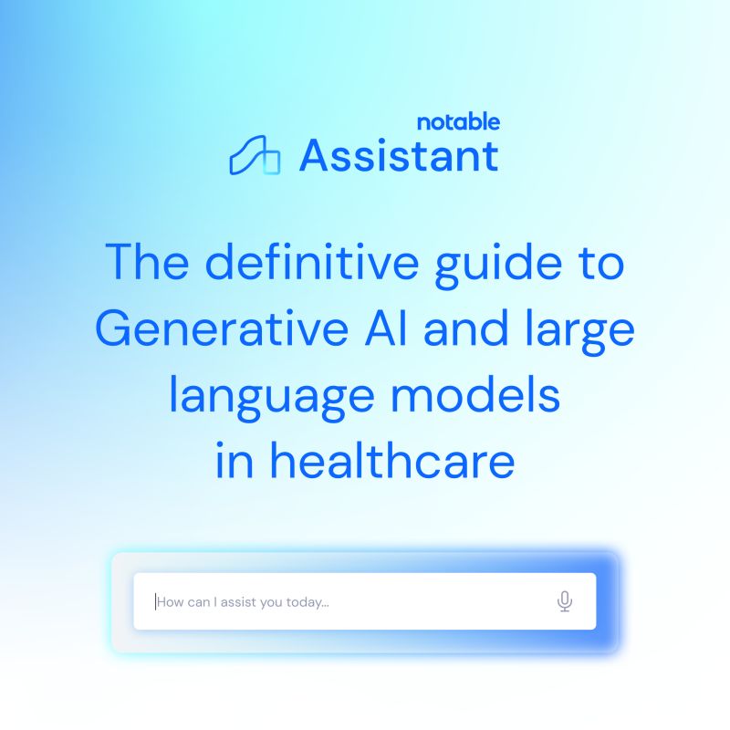 Notable on LinkedIn: Notable | The AI Platform for Healthcare Operations Notable on LinkedIn: Notable | The AI Platform for Healthcare Operations