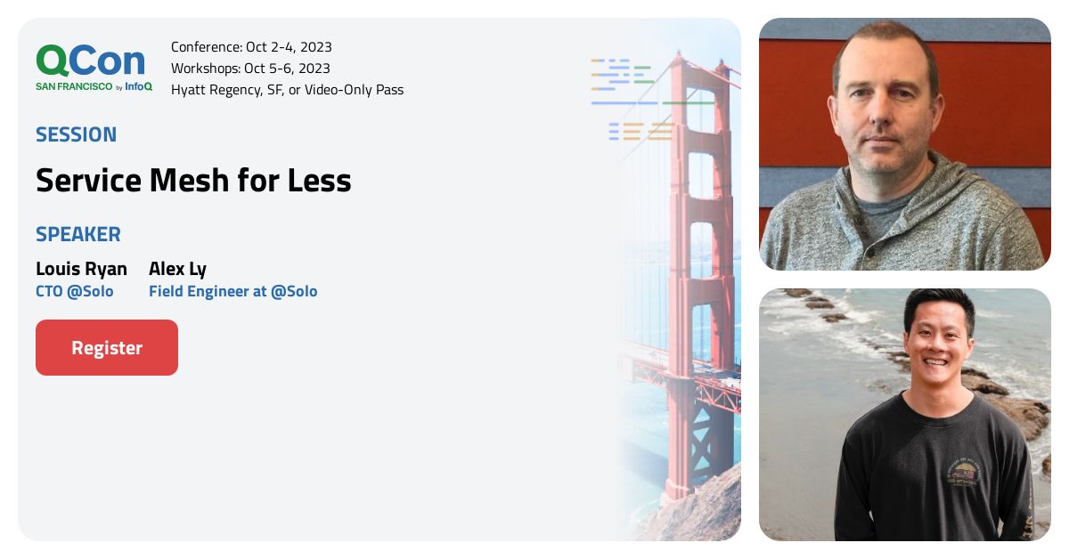 Christian Posta on LinkedIn: QCon San Francisco 2023 | Service Mesh for ... Christian Posta on LinkedIn: QCon San Francisco 2023 | Service Mesh for ...