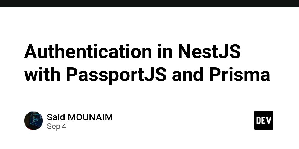 CodingCat.dev on LinkedIn: Authentication in NestJS with PassportJS and ... CodingCat.dev on LinkedIn: Authentication in NestJS with PassportJS and ...