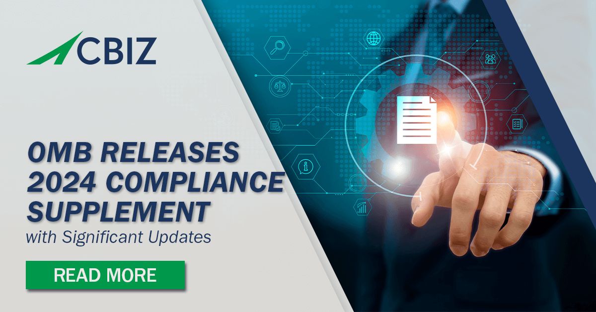 🚨 OMB 2024 Compliance Supplement Released! | Cynthia Bay, CPA, CGMA 🚨 OMB 2024 Compliance Supplement Released! | Cynthia Bay, CPA, CGMA