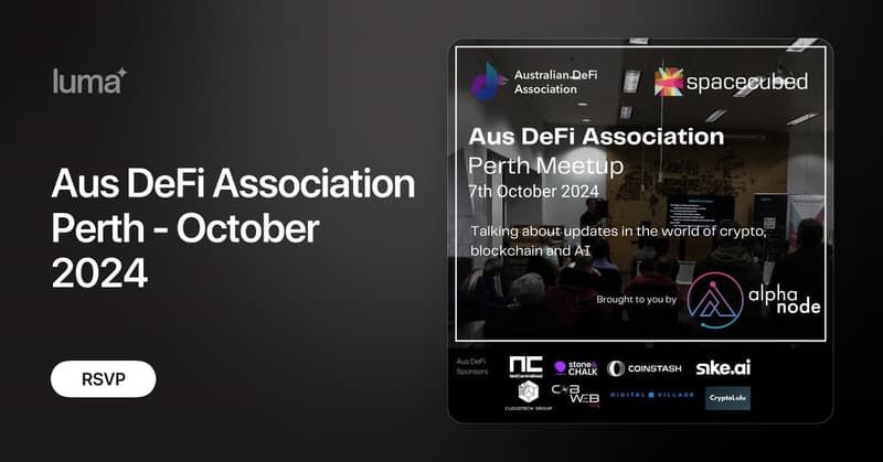 HeLa Labs on LinkedIn: Aus DeFi Association Perth - October 2024 · Luma HeLa Labs on LinkedIn: Aus DeFi Association Perth - October 2024 · Luma