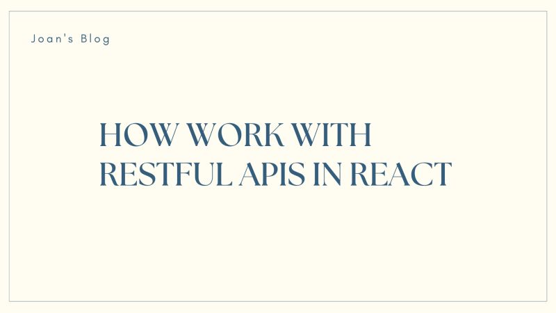 How to use REST APIs with React | freeCodeCamp posted on the topic ... How to use REST APIs with React | freeCodeCamp posted on the topic ...