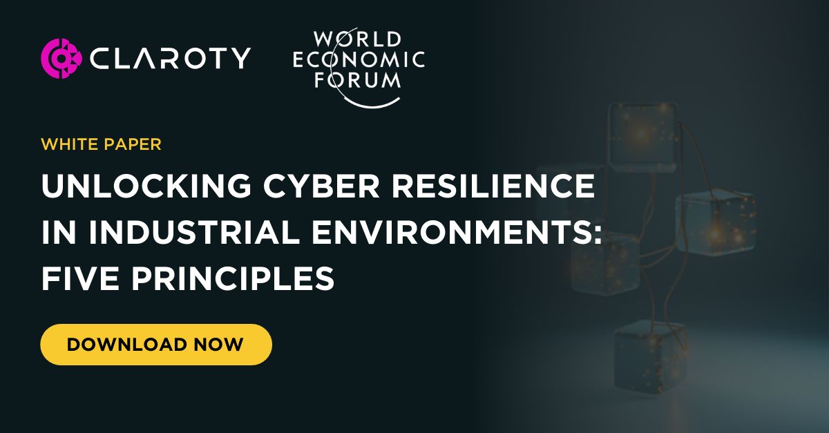 How the World Economic Forum supports OT and IT resilience | Claroty ... How the World Economic Forum supports OT and IT resilience | Claroty ...