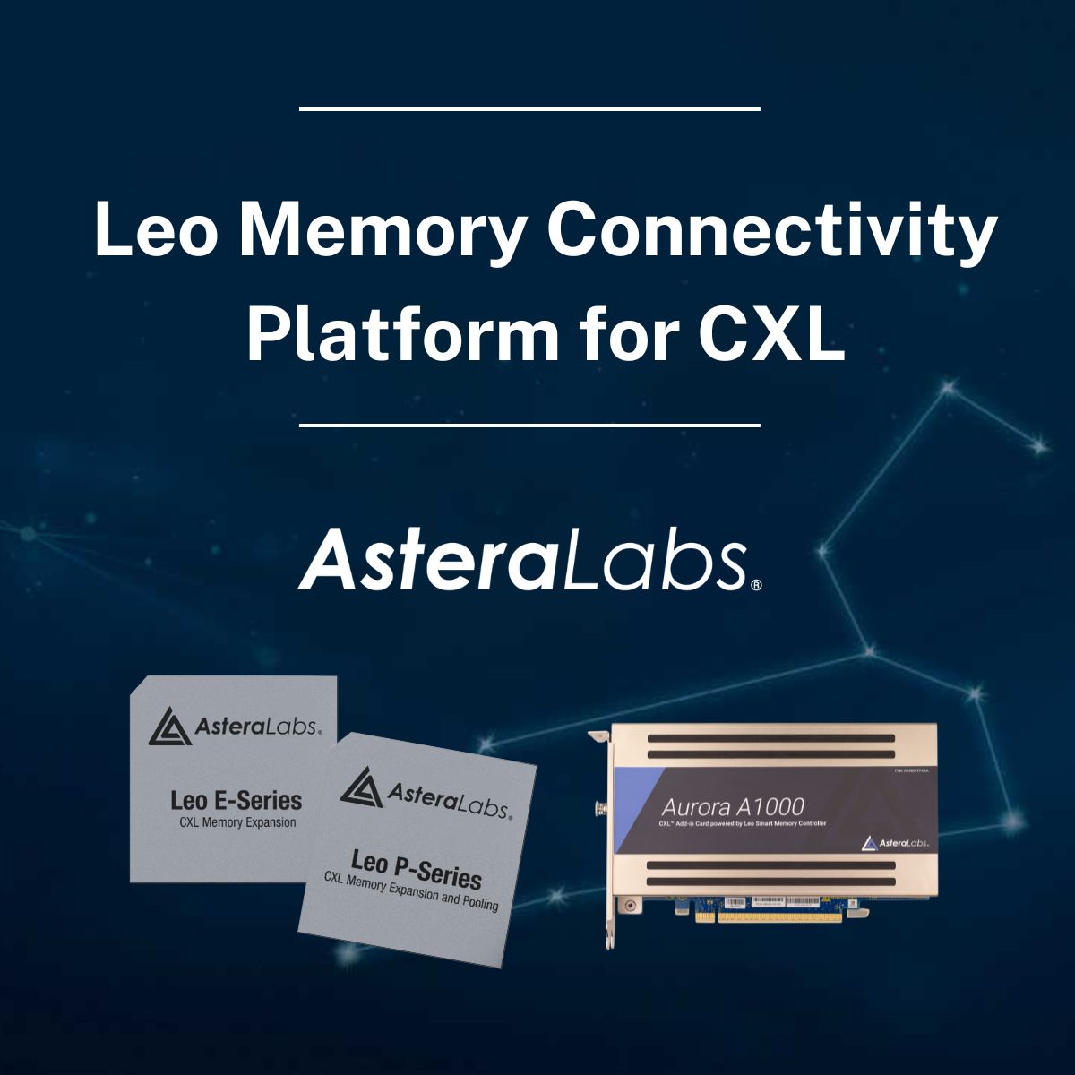 Astera Labs on LinkedIn: Leo CXL Memory Connectivity Platform - Astera Labs Astera Labs on LinkedIn: Leo CXL Memory Connectivity Platform - Astera Labs