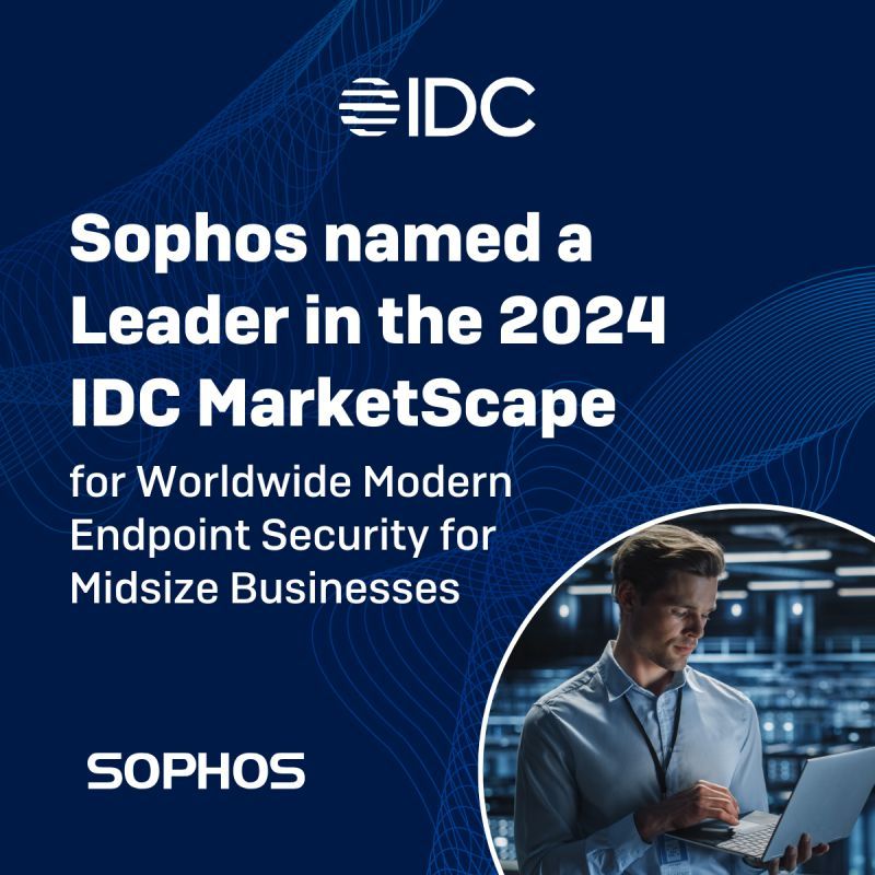 Sophos on LinkedIn: Sophos named a Leader in the 2024 IDC MarketScape ... Sophos on LinkedIn: Sophos named a Leader in the 2024 IDC MarketScape ...