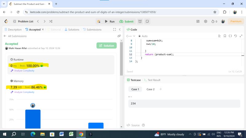 Mahi hasan Rifat on LinkedIn: #leetcode #dsa #algo Mahi hasan Rifat on LinkedIn: #leetcode #dsa #algo
