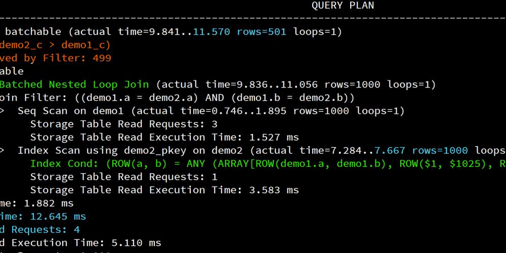 Seth Luersen on LinkedIn: Batched Nested Loop and Unbatchable Conditions Seth Luersen on LinkedIn: Batched Nested Loop and Unbatchable Conditions