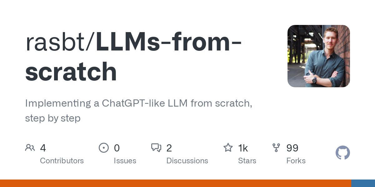 Mike Tamir, PhD on LinkedIn: GitHub - rasbt/LLMs-from-scratch ... Mike Tamir, PhD on LinkedIn: GitHub - rasbt/LLMs-from-scratch ...