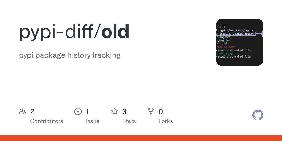 Real Python on LinkedIn: GitHub - pypi-diff/old: pypi package history ... Real Python on LinkedIn: GitHub - pypi-diff/old: pypi package history ...
