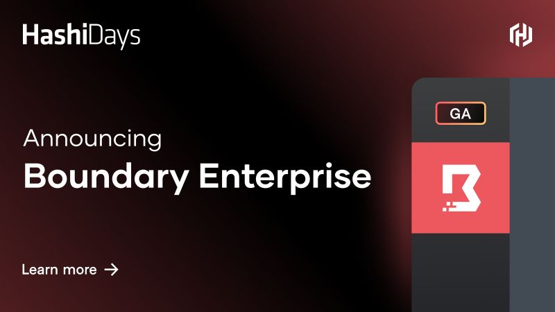 HashiCorp auf LinkedIn: Announcing HashiCorp Boundary Enterprise (GA ... HashiCorp auf LinkedIn: Announcing HashiCorp Boundary Enterprise (GA ...