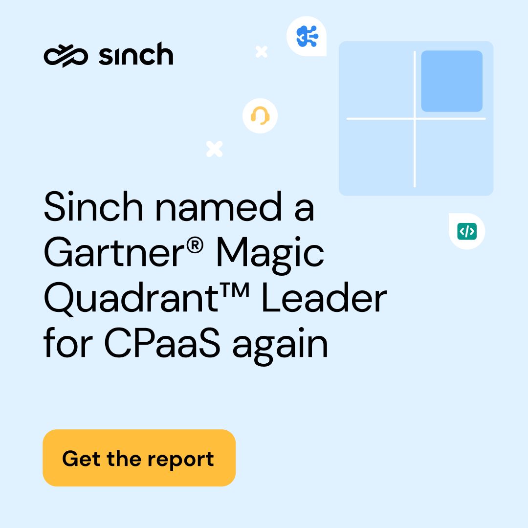 Sinch on LinkedIn: Sinch named a Gartner® Magic Quadrant™ Leader for ... Sinch on LinkedIn: Sinch named a Gartner® Magic Quadrant™ Leader for ...