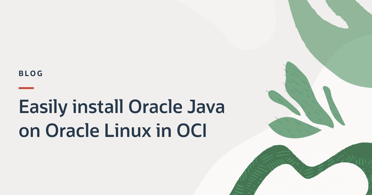 Oracle Linux on LinkedIn: Easily install Oracle Java on Oracle Linux in ... Oracle Linux on LinkedIn: Easily install Oracle Java on Oracle Linux in ...