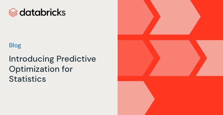 Paul Feeney on LinkedIn: Introducing Predictive Optimization for Statistics Paul Feeney on LinkedIn: Introducing Predictive Optimization for Statistics