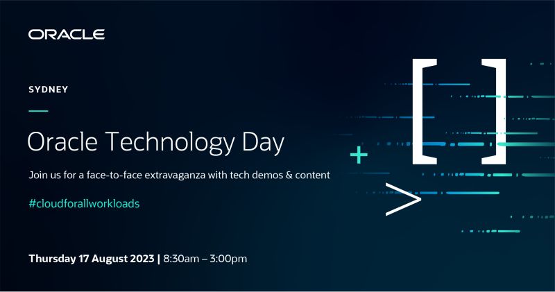 Yoshio Tamiya on LinkedIn: Oracle Technology Day - Sydney Yoshio Tamiya on LinkedIn: Oracle Technology Day - Sydney